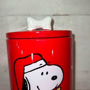 Peanuts | Holiday | Peanuts Snoopy Christmas Canister Treat Jar | Poshmark